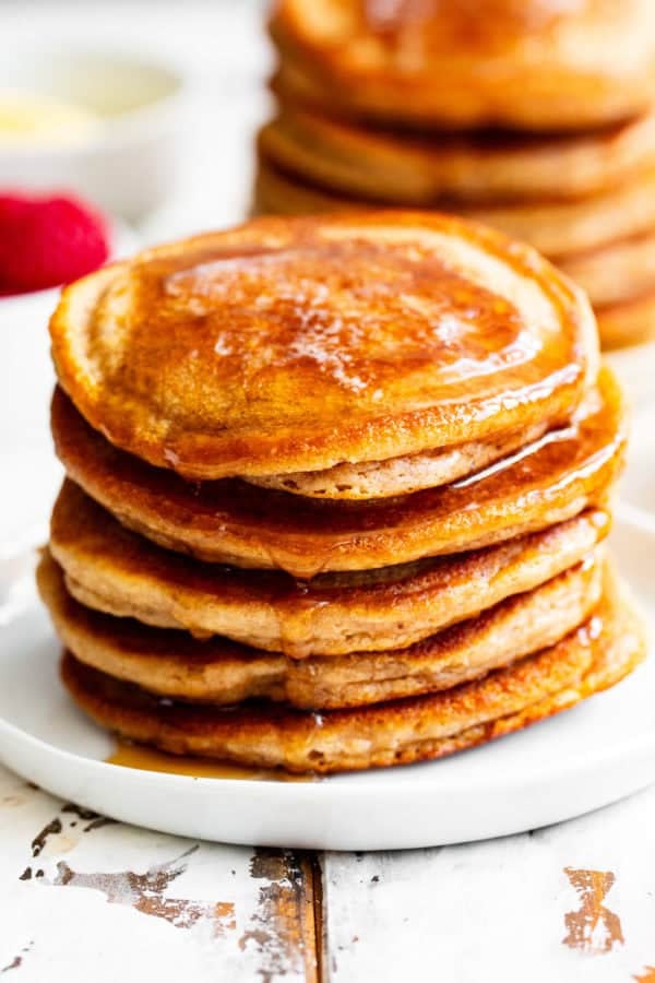Fluffy Almond Flour Pancakes (Healthy, Gluten Free, Paleo) - The Paleo ...