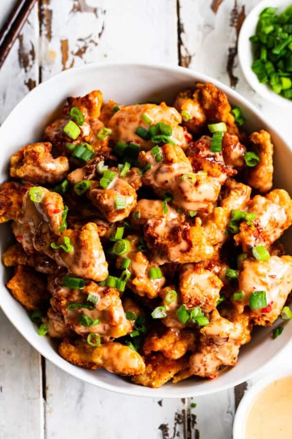 Healthy Bang Bang Chicken (Crispy, Juicy & Better Than Takeout) - The ...