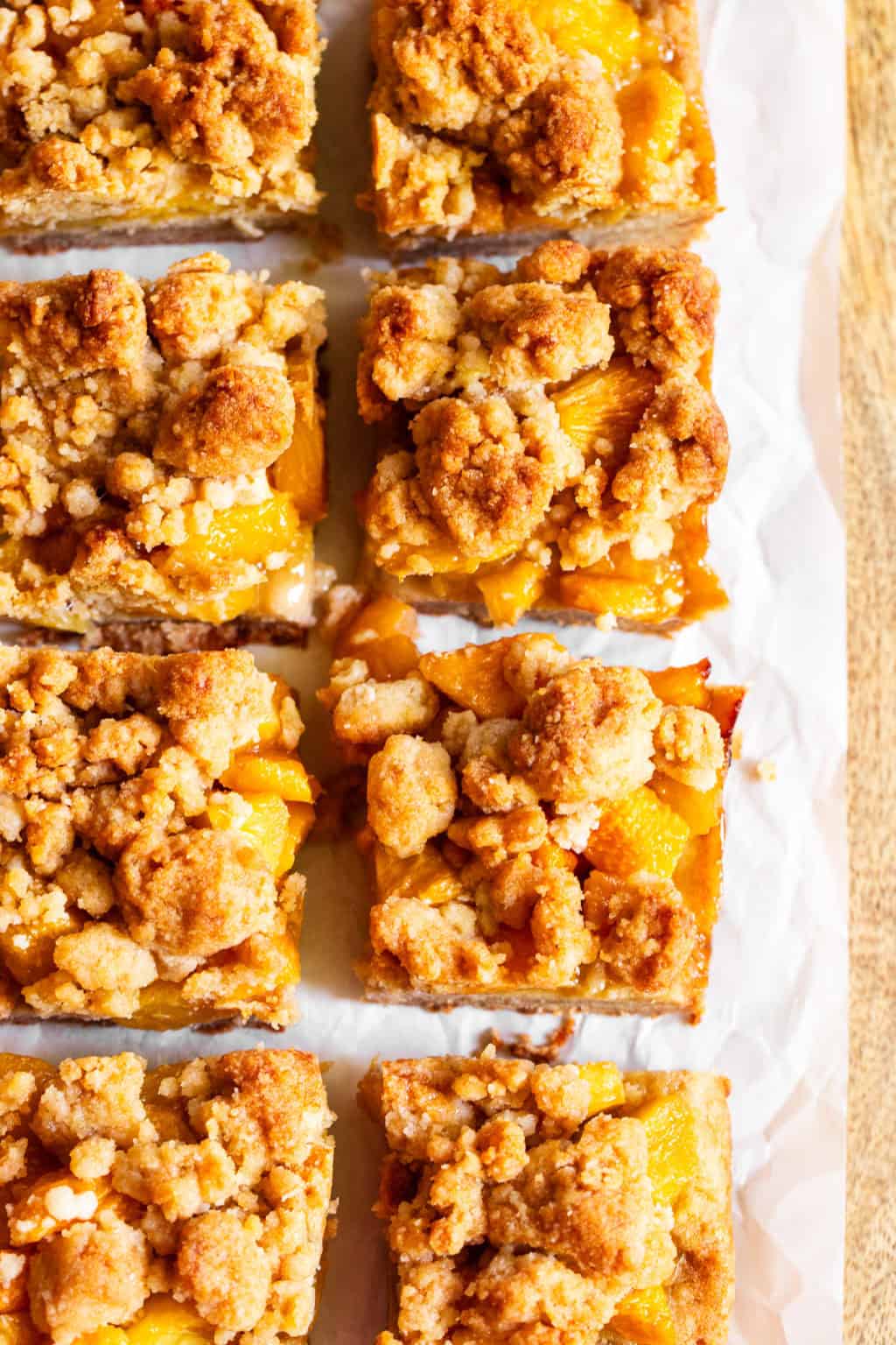 Peach Crumble Bars (Almond Flour, Paleo & Gluten-Free) - The Paleo ...